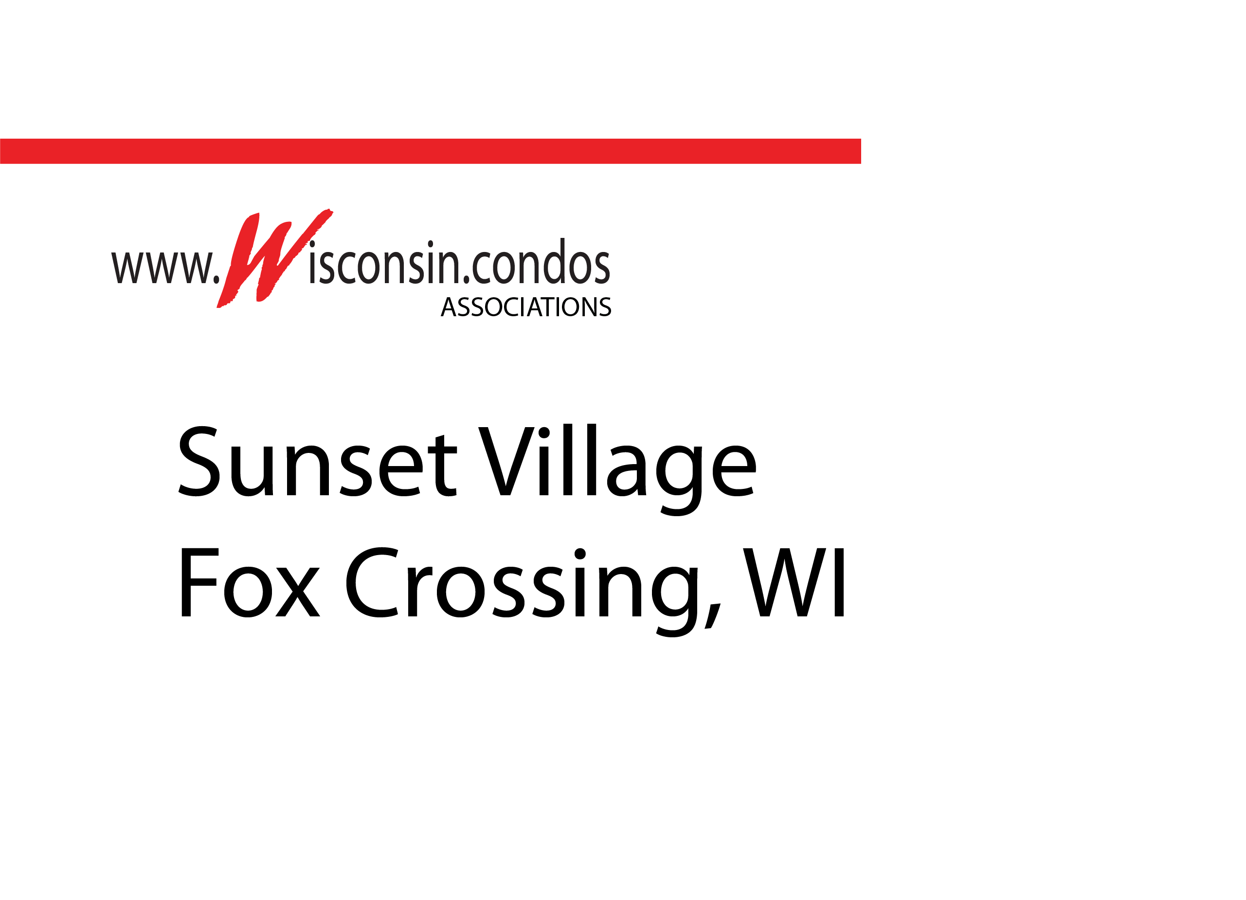Sunset Village Condos Fox Crossing - www.Wisconsin.condos